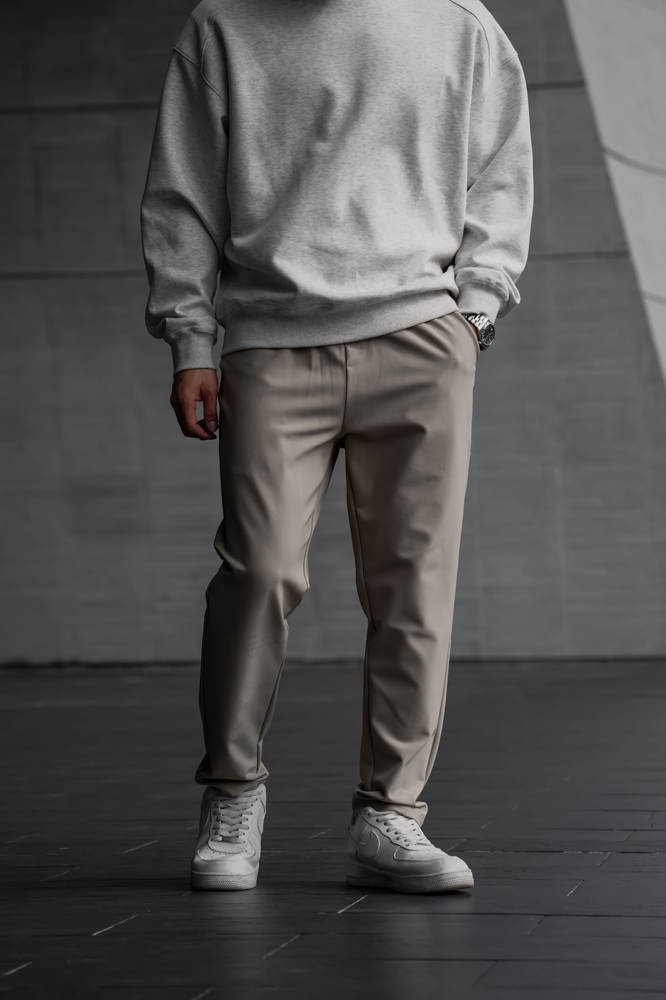 【NG】DAIKERMADE升級抗皺滑面修身直筒休閒長褲 | DAIKER