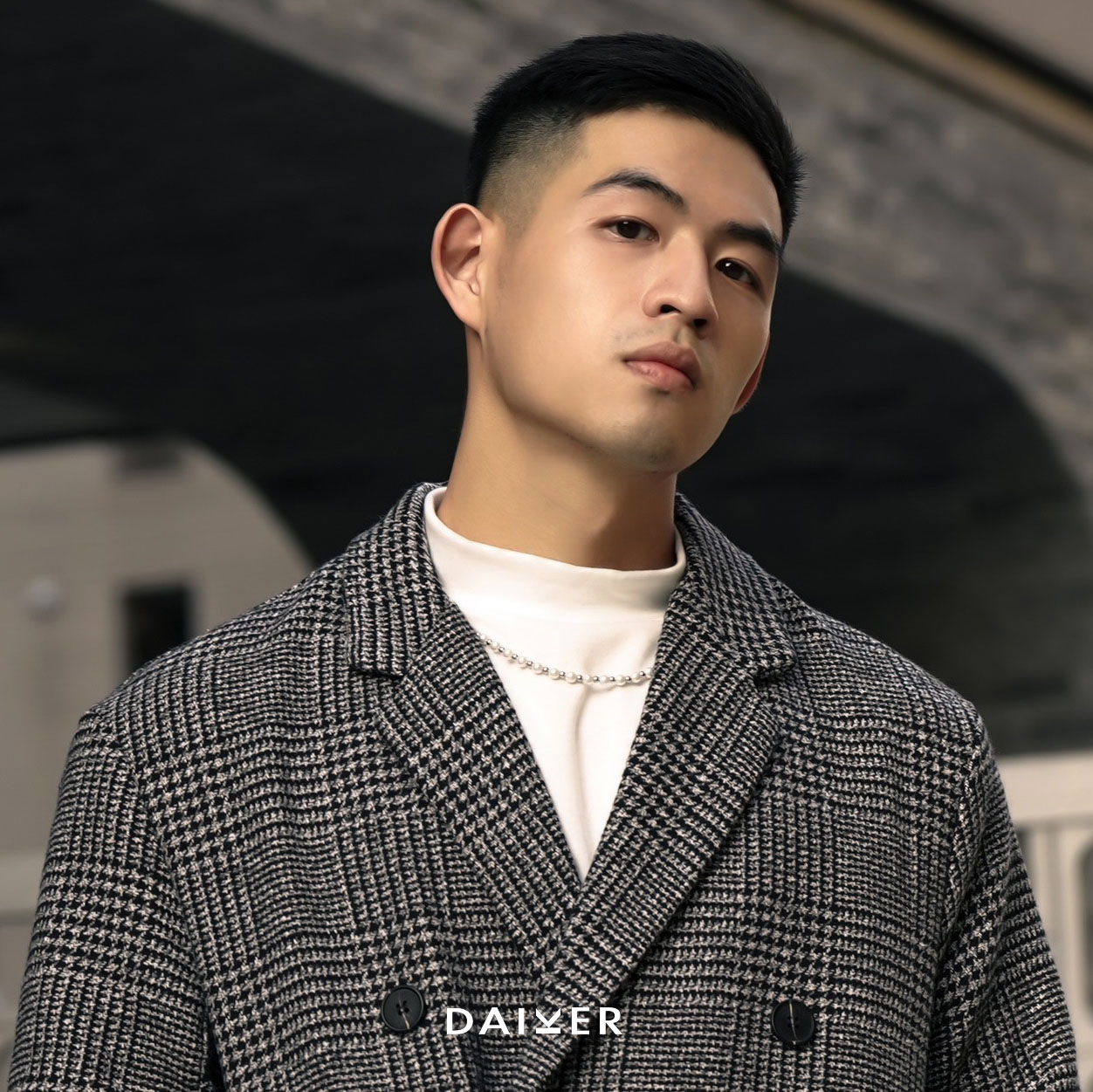 DAIKER鈦鋼高級質感珍珠項鍊 | DAIKER